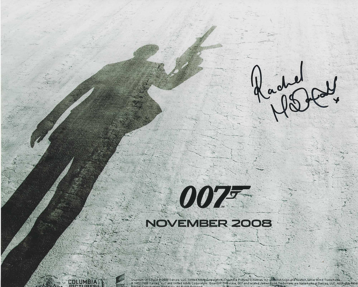 Rachel McDowall 10x8 signed in Black James Bond – Showmasters Comic Con ...