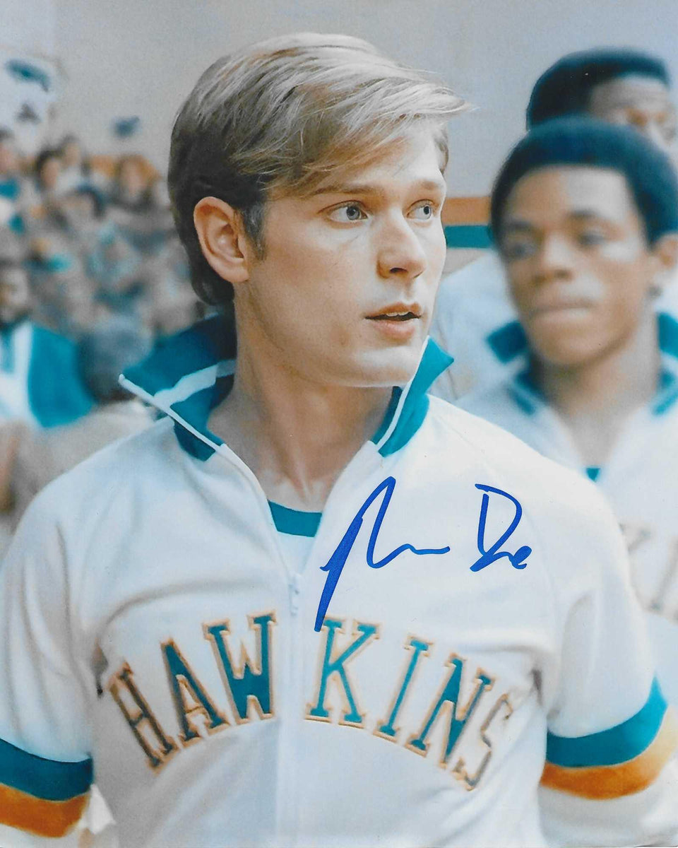 Mason Dye Signed in Blue Stranger Things – Showmasters Comic Con ...