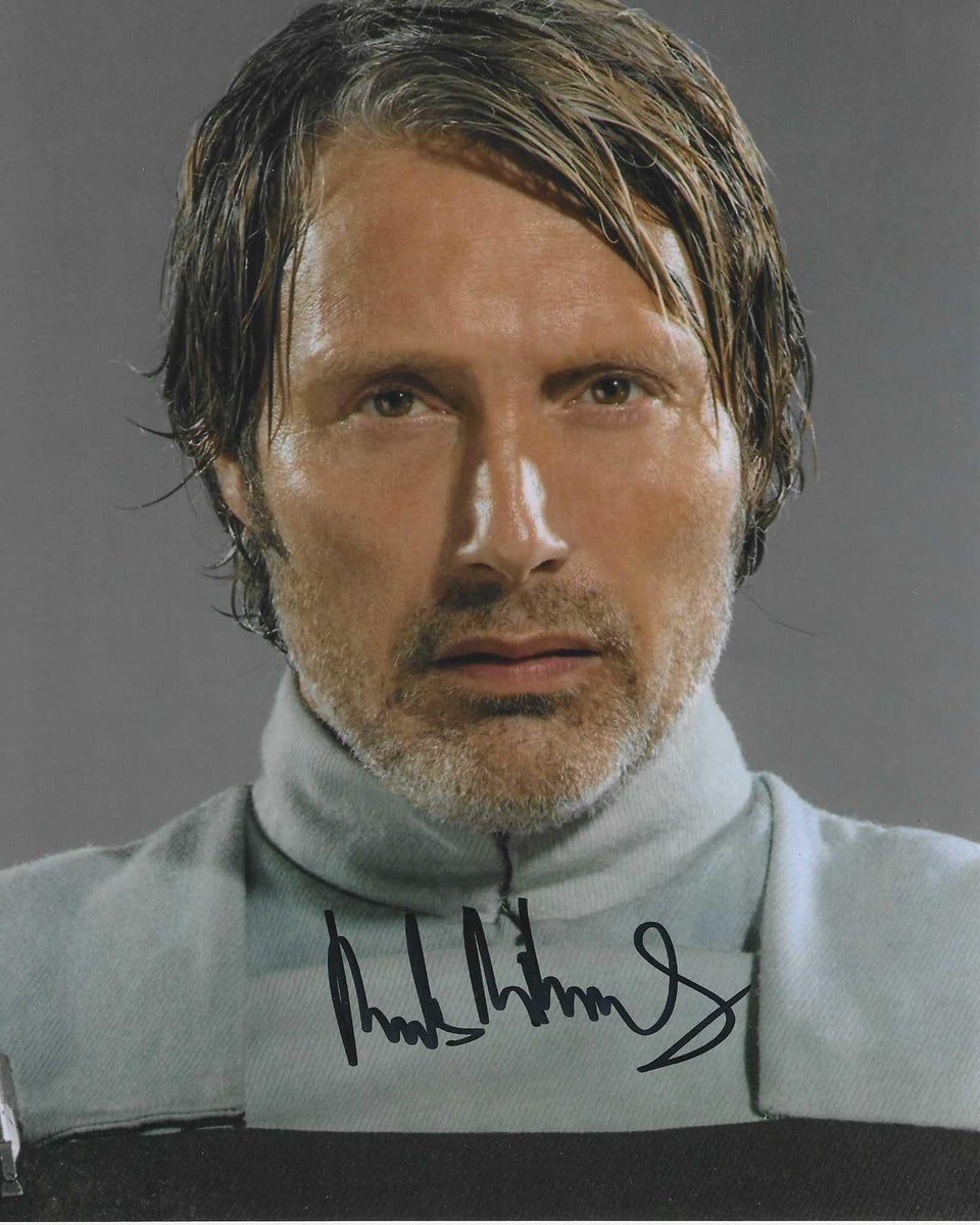 Mads Mikkleson 10X8 Signed In Black Star Wars – Showmasters Comic Con ...