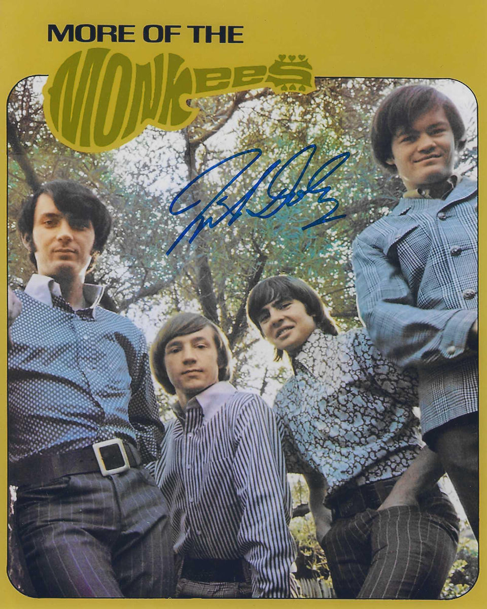 Mickey Dolenz 10X8 Signed In Blue The Monkees – Showmasters Comic Con ...