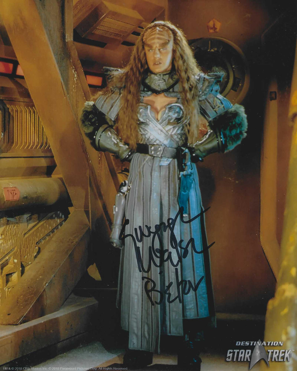 Gwynyth Walsh 10x8 signed in Black Star Trek – Showmasters Comic Con ...