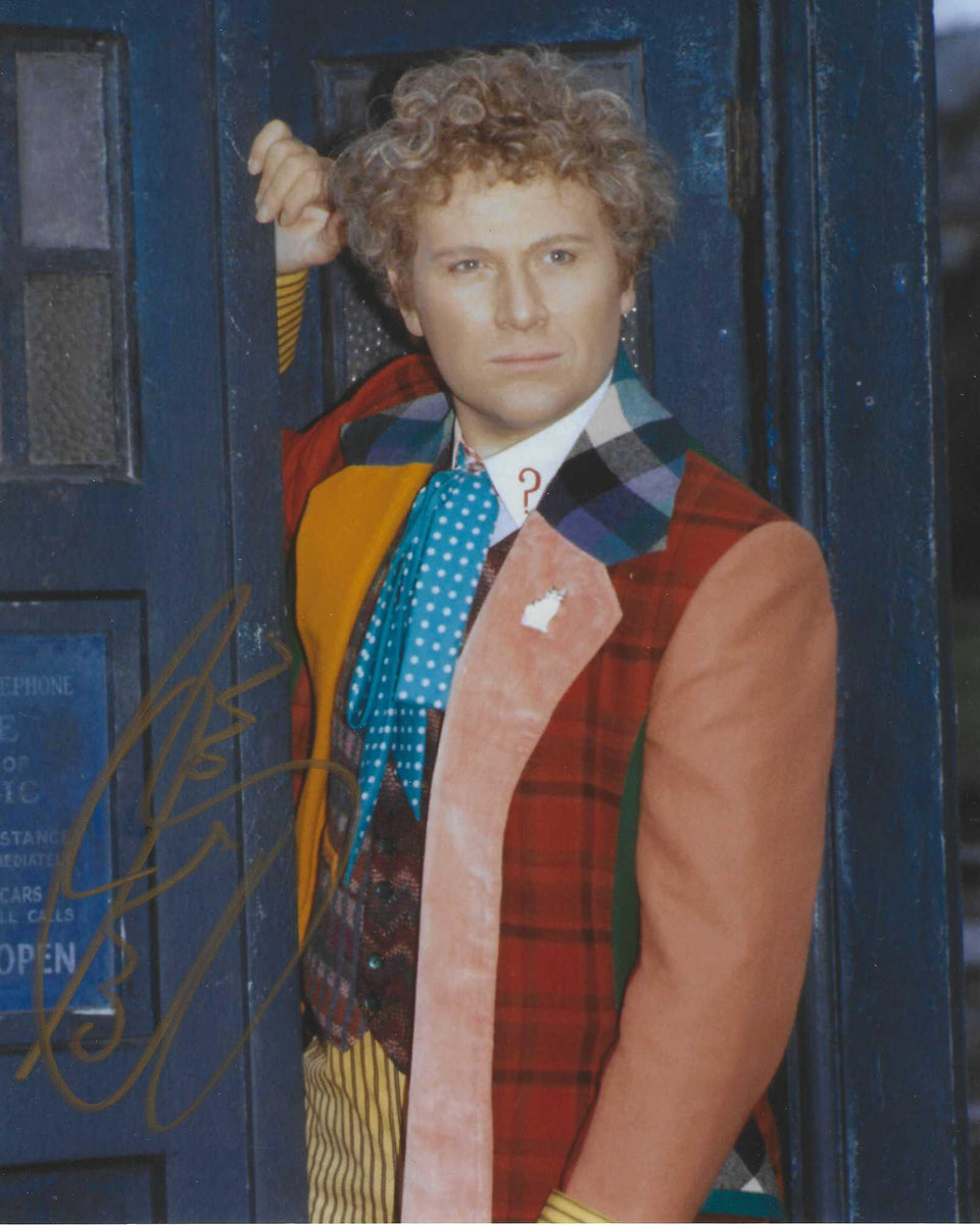 Colin Baker 10 X 8 Signed In Gold Doctor Who – Showmasters Comic Con ...