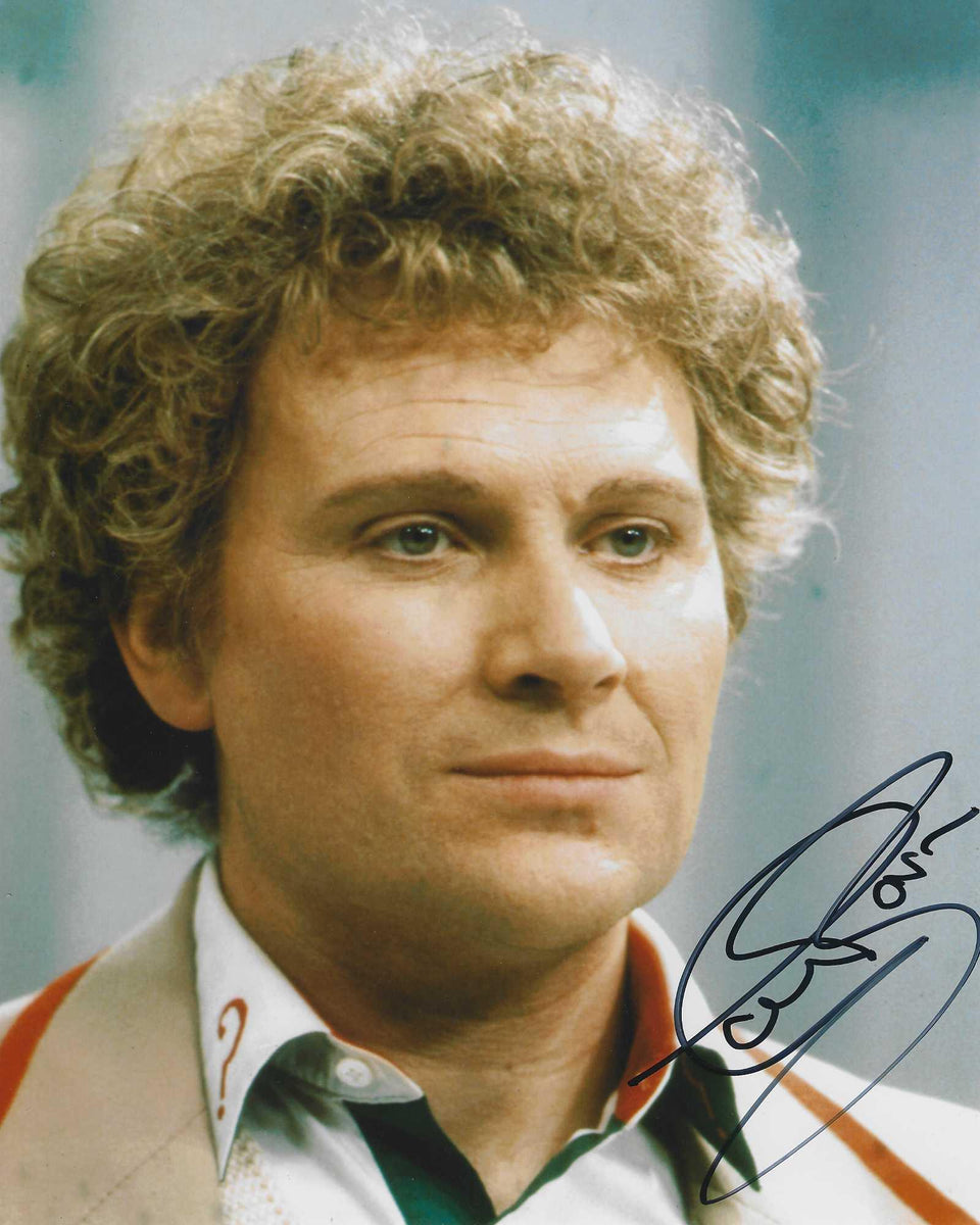 Colin Baker 10 X 8 Signed In Black Doctor Who – Showmasters Comic Con ...