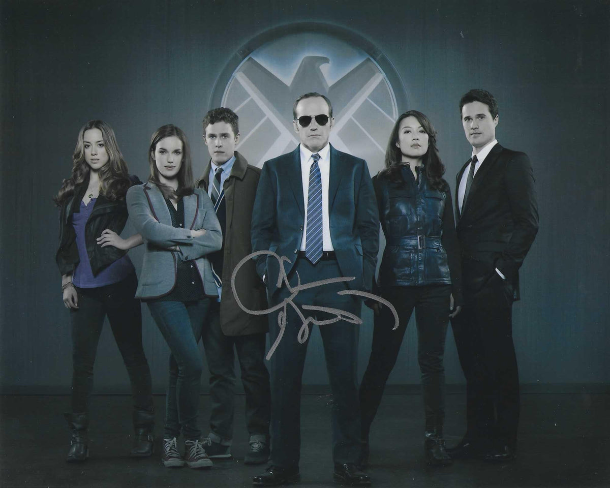 Clark Gregg Signed In Silver S.H.I.E.L.D – Showmasters Comic Con ...
