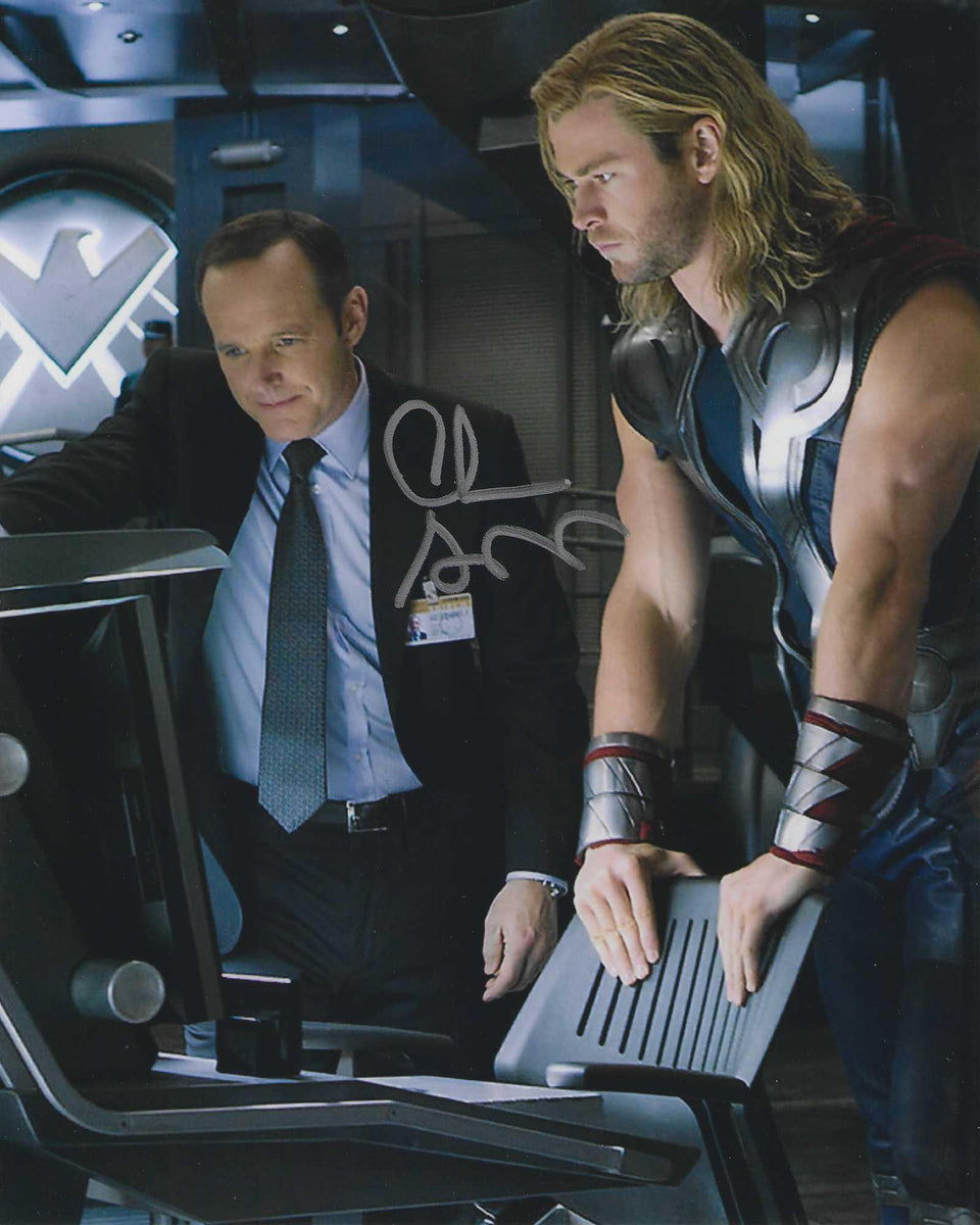 Clark Gregg Signed In Silver S.H.I.E.L.D – Showmasters Comic Con ...
