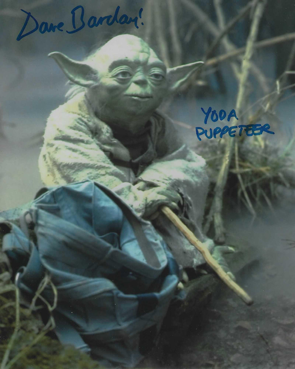 David Barclay Signed In Blue Star Wars Empire Strikes Back ...