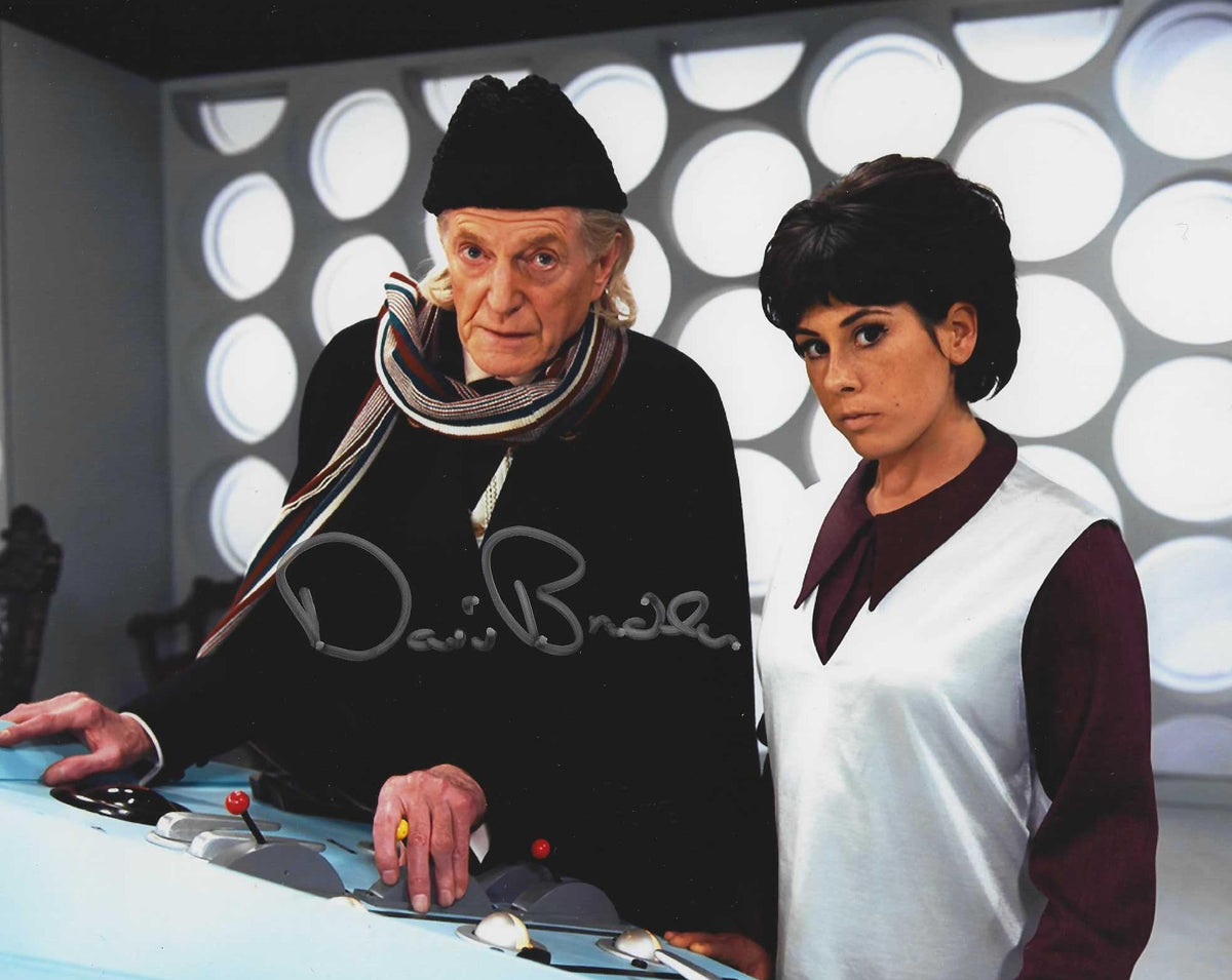 David Bradley 10x8 signed in Silver Doctor who – Showmasters Comic Con ...