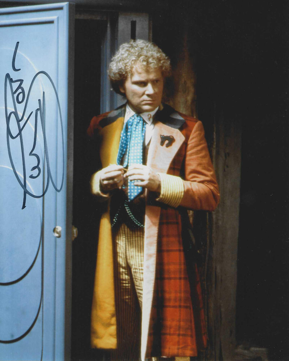 Colin Baker 10 X 8 Signed In Black Doctor Who – Showmasters Comic Con ...
