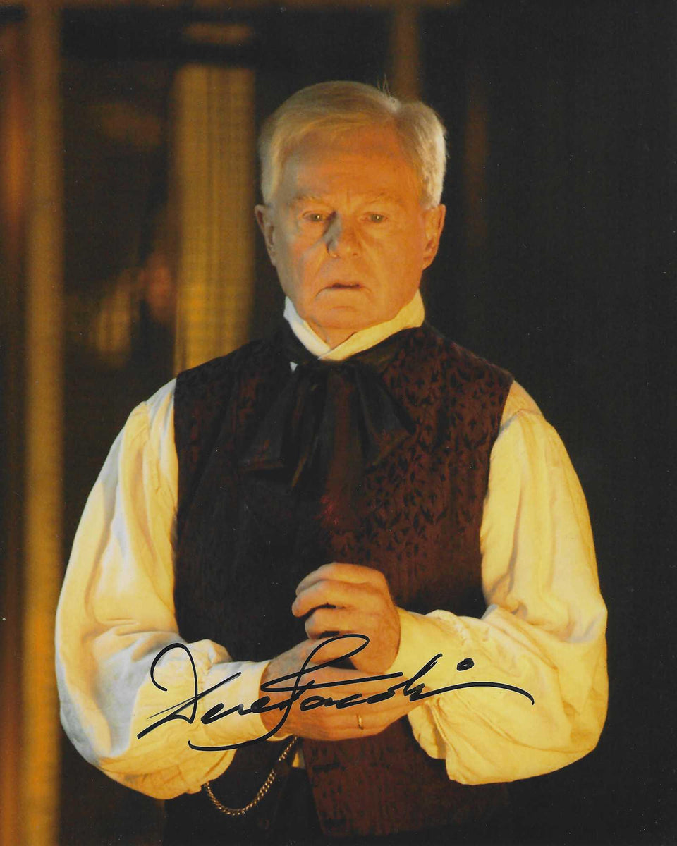 Derek Jacobi 10 X 8 Signed In Black Doctor Who – Showmasters Comic Con ...