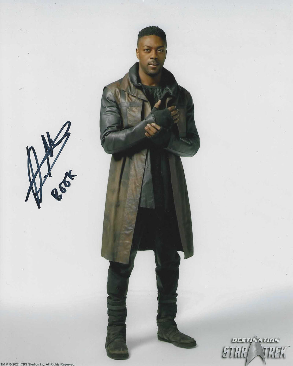 David Ajala 10x8 signed in Black star Trek – Showmasters Comic Con ...