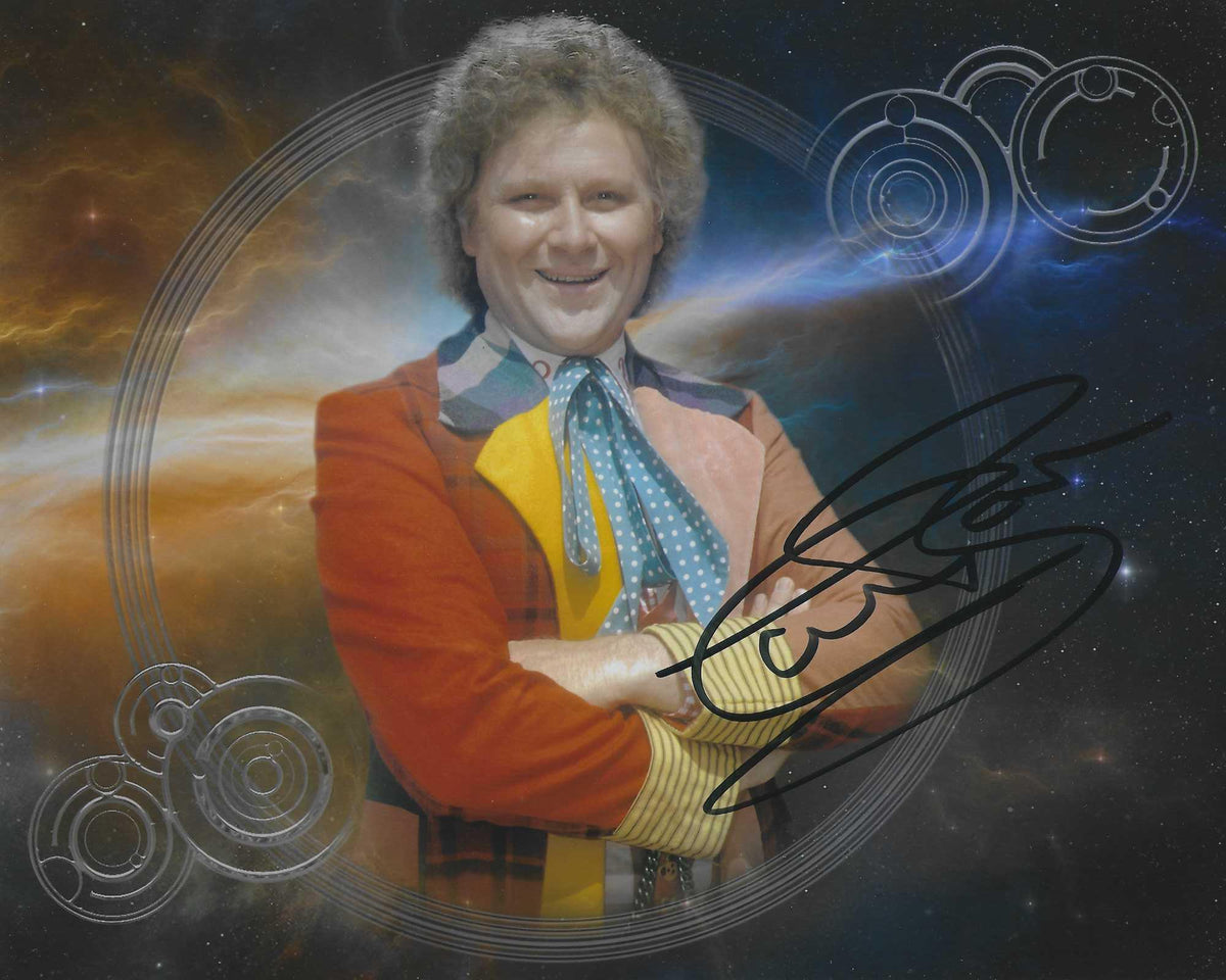 Colin Baker 10 X 8 Signed In Black Doctor Who – Showmasters Comic Con ...