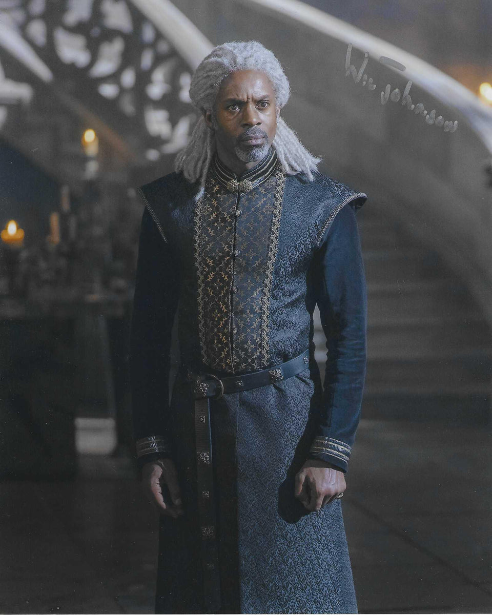 Wil Johnson signed 10x8 in Silver House of the dragon – Showmasters ...