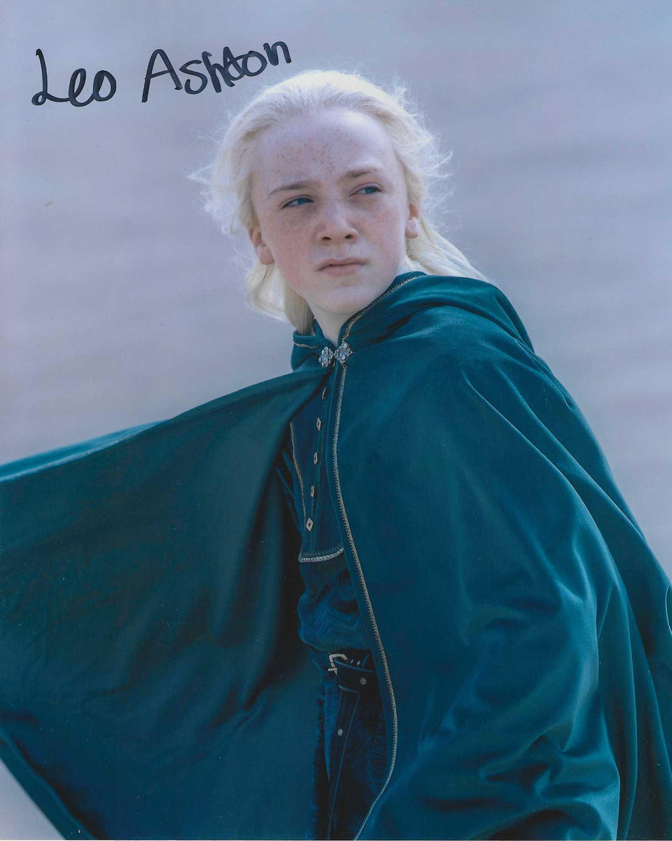 Leo Ashton signed 10x8 in Black House of the dragon – Showmasters Comic Con Official Autograph Shop