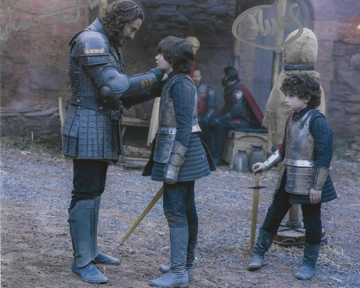 Leo Hart and Harvey Sadler signed 10x8 in Silver House of the dragon ...