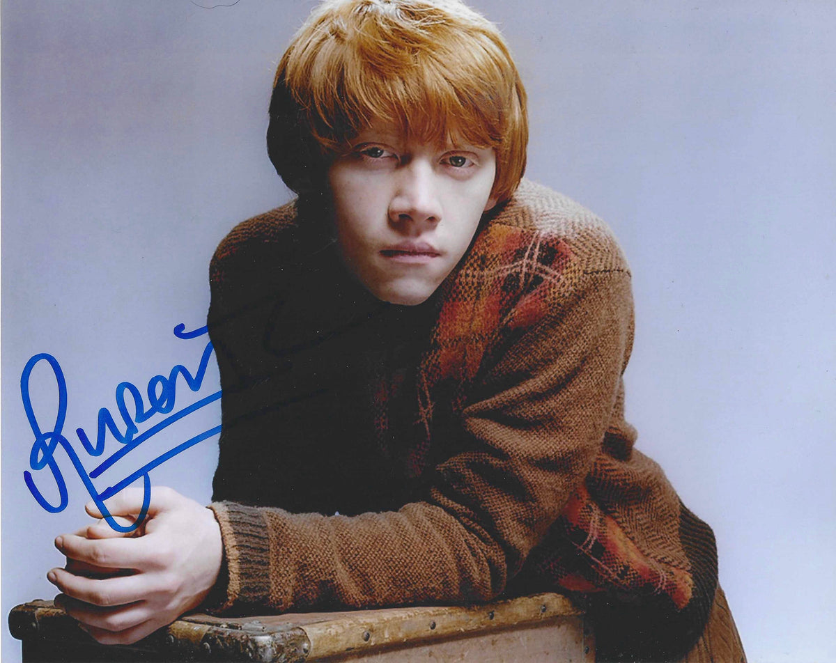 Rupert Grint signed in Blue Harry Potter – Showmasters Comic Con ...