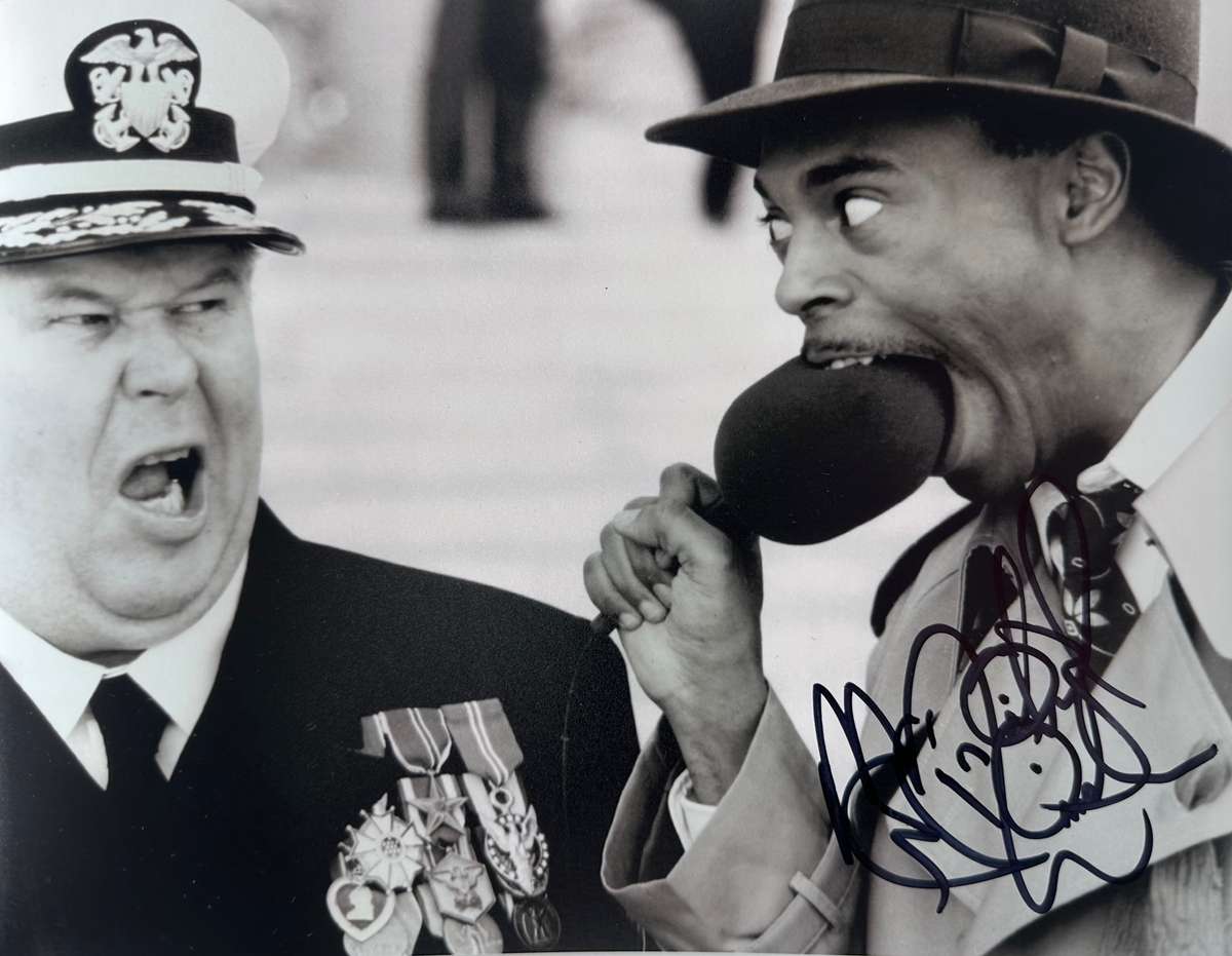Michael Winslow 10 X 8 signed in black Police Academy – Showmasters ...