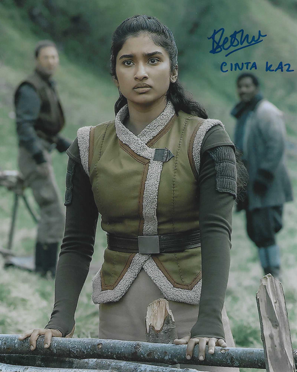 Varada Sethu 10X8 signed in Blue Star Wars Andor – Showmasters Comic ...