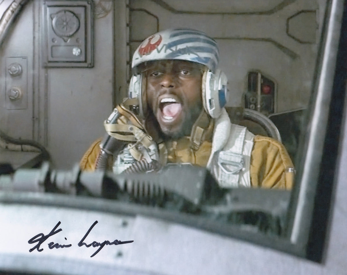 Kevin Layne 10x8 signed in Black Star Wars The Last Jedi – Showmasters ...