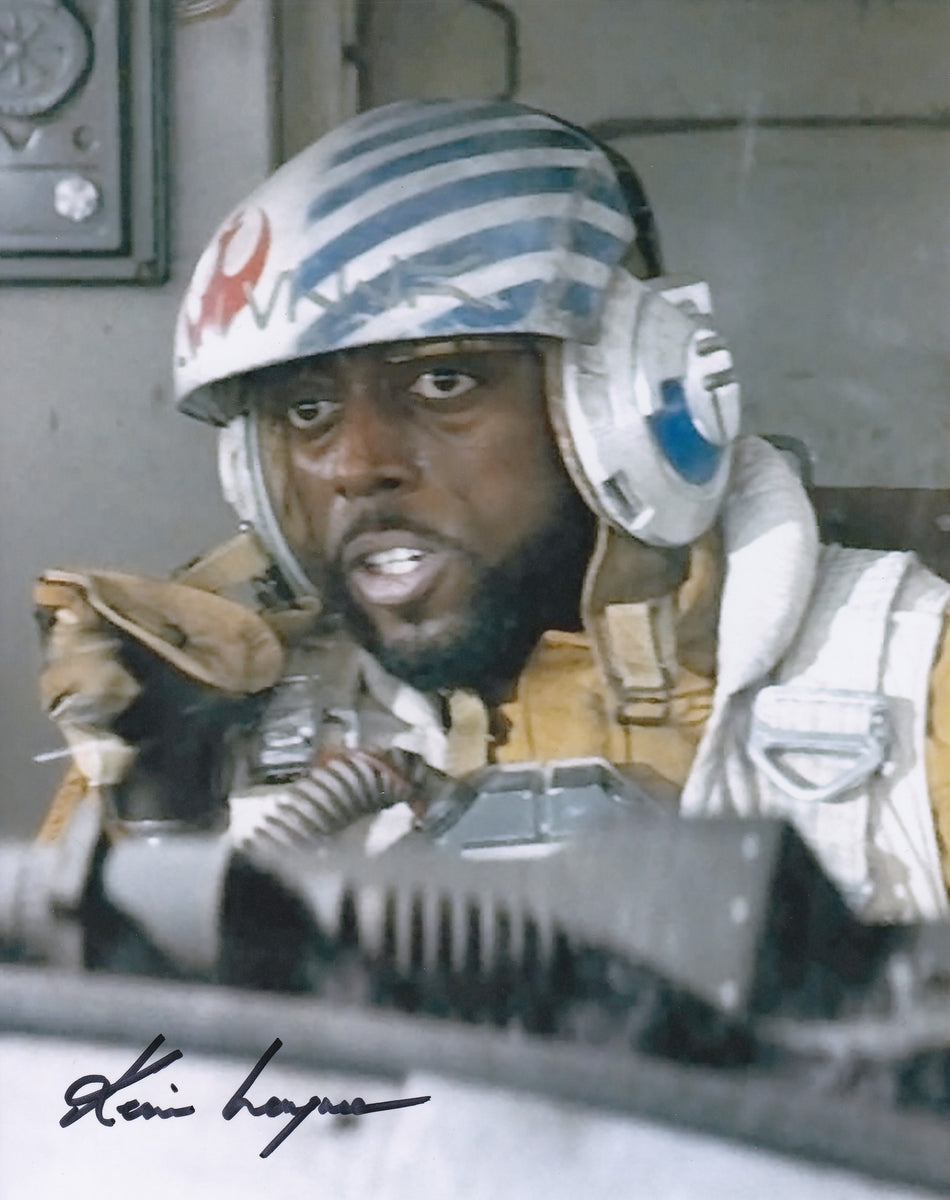 Kevin Layne 10x8 signed in Black Star Wars The Last Jedi – Showmasters ...