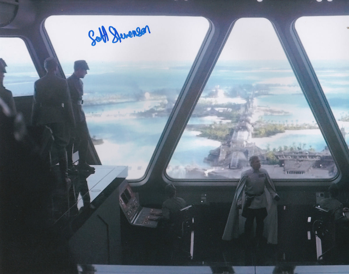 Scott Stephenson 10x8 signed in Blue Star Wars Rouge One – Showmasters ...