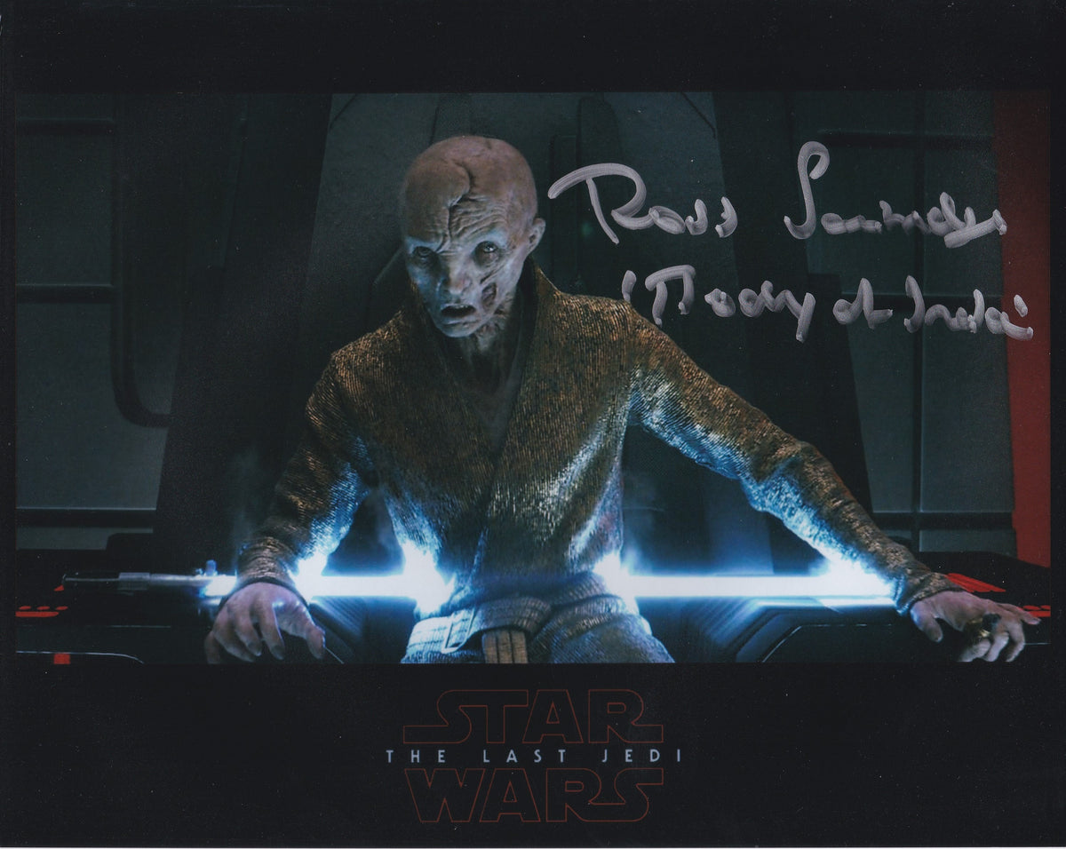 Ross SandBridge 10x8 signed in Silver Star Wars Solo – Showmasters ...