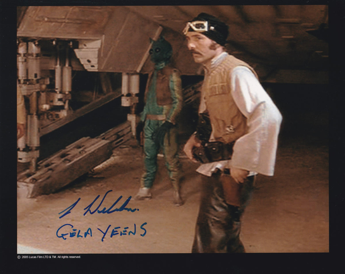 Tommy Weldan 10x8 signed in Blue Star Wars – Showmasters Comic Con ...