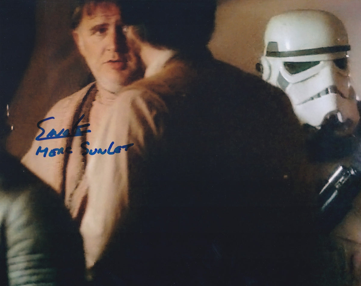Ted westen 10x8 signed in Blue Star Wars – Showmasters Comic Con ...