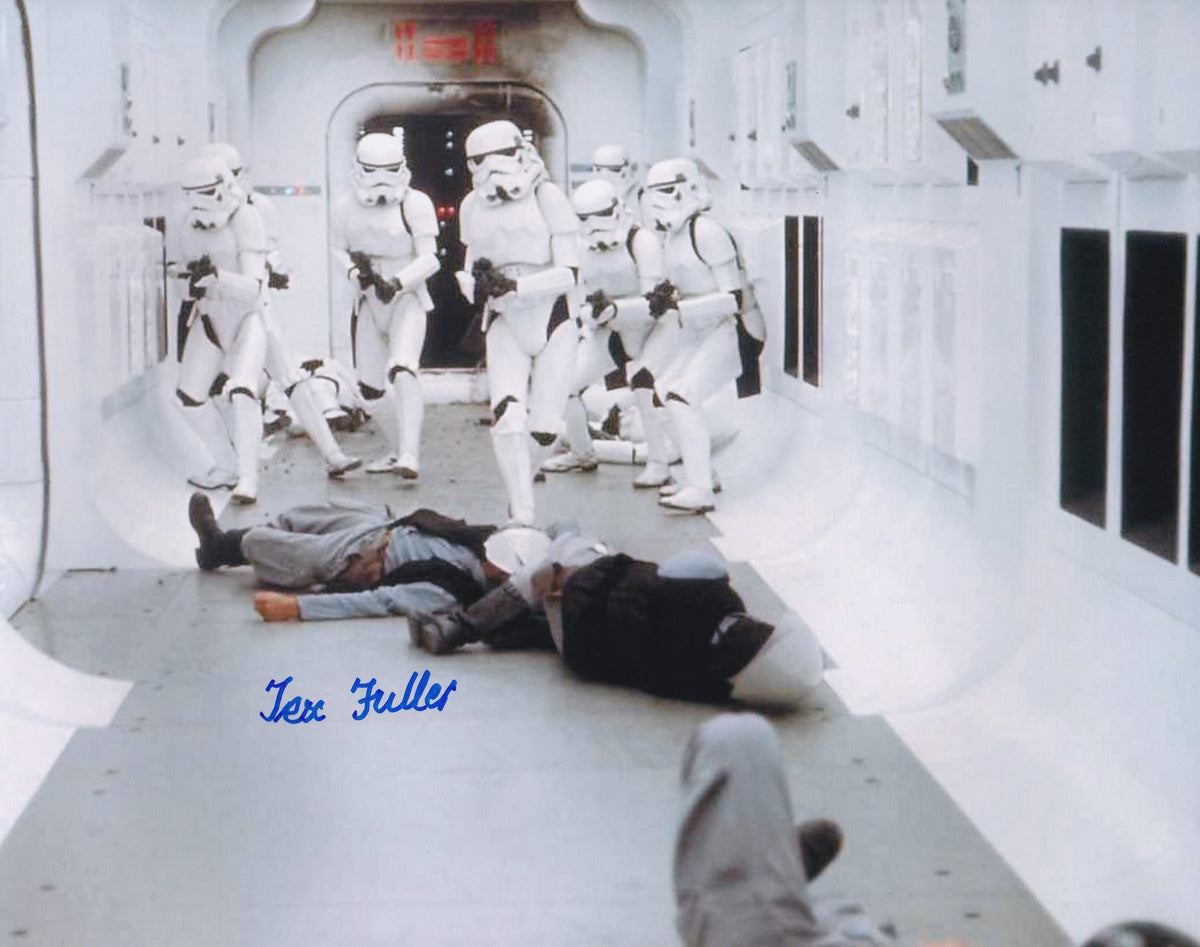 Tex Fuller 10x8 signed in Blue Star Wars – Showmasters Comic Con ...