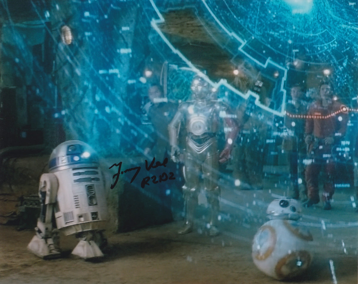 Jimmy Vee 10x8 signed in Black Star wars – Showmasters Comic Con ...
