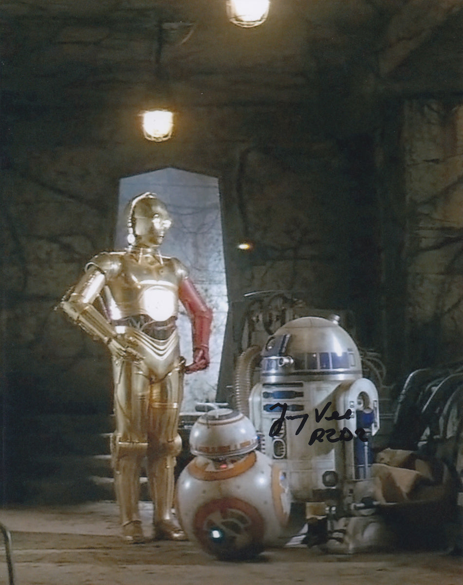 Jimmy Vee 10x8 signed in Black Star wars – Showmasters Comic Con ...