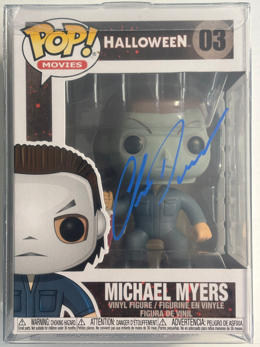Chris Durand Signed Michael Myers Funko in Blue Paint Pen Halloween ...