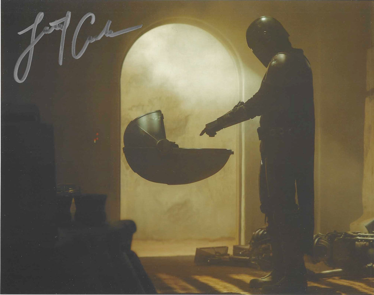 Lateef Crowder 10x8 Signed in Silver Star Wars The Mandalorian ...