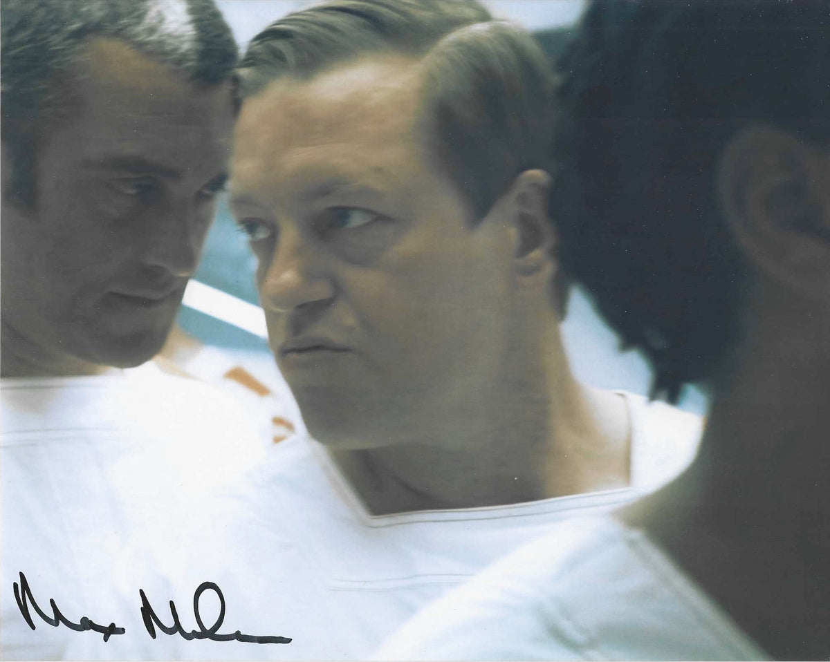 Max McCabe 10x8 Signed in Black Star Wars Andor – Showmasters Comic Con ...