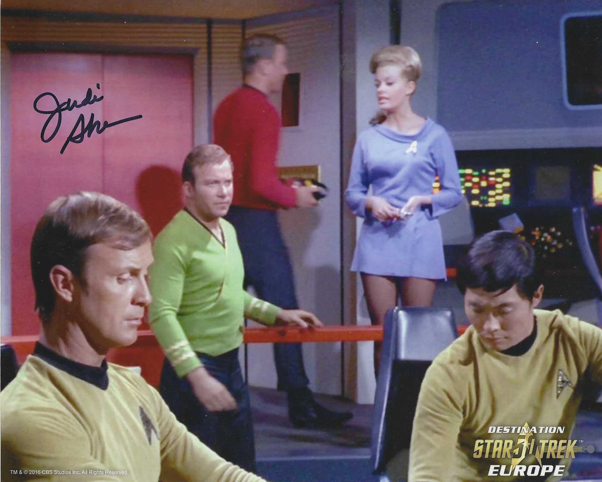 Judy Sherven 10x8 signed in Black Star Trek – Showmasters Comic Con ...