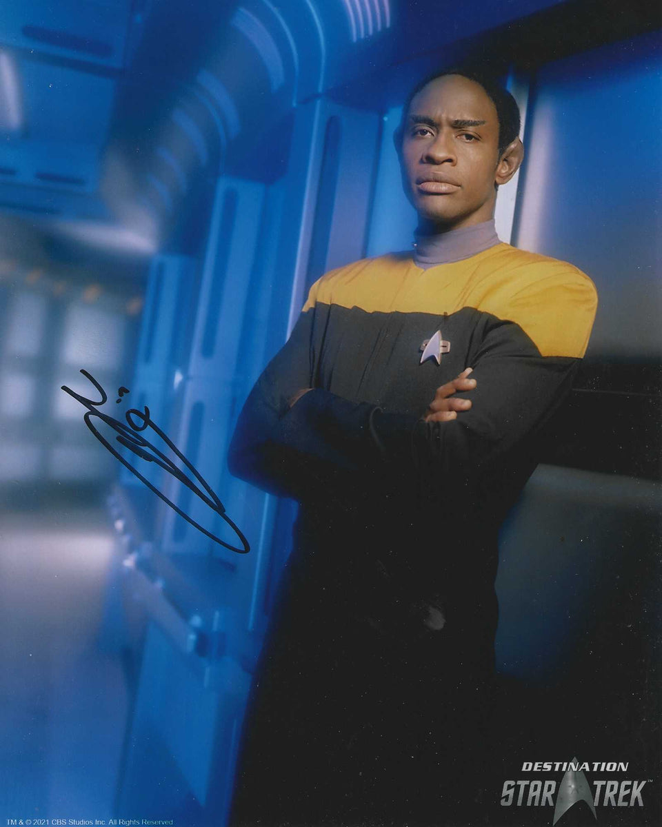 Tim Russ 10x8 signed in Black Star Trek – Showmasters Comic Con ...