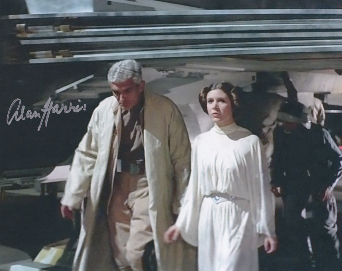 Alan Harris 10x8 signed in Silver Star Wars A New Hope – Showmasters ...