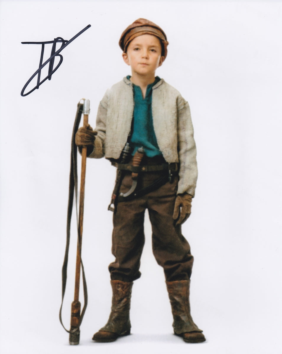 Temirlan Blagg 10x8 signed in Black Star Wars The Last Jedi ...