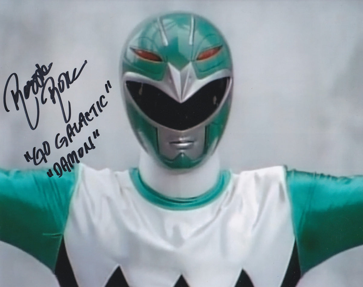 Reggie Rolle 10x8 signed in Black Power Rangers – Showmasters Comic Con ...