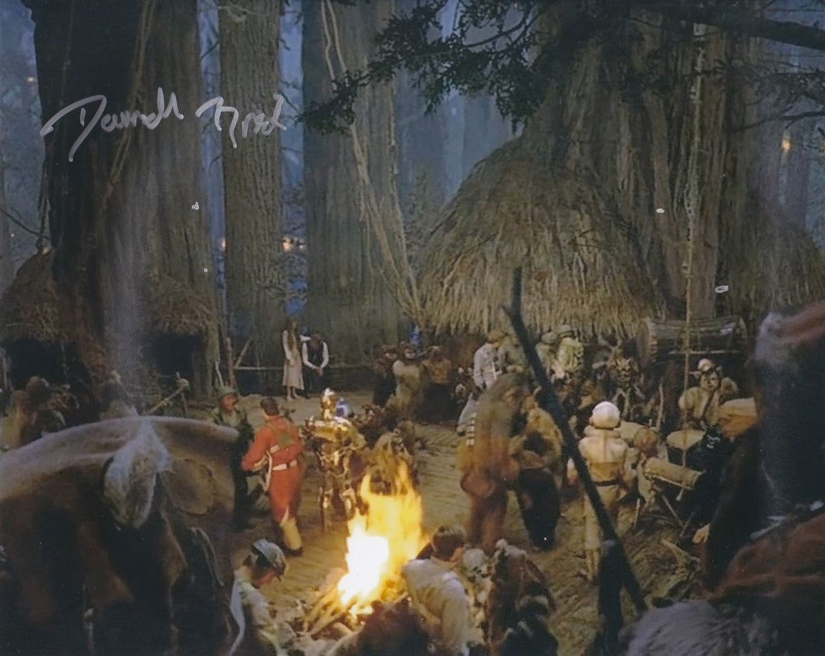 Darrell Brooke 10x8 signed in Black Star Wars Return of the Jedi ...