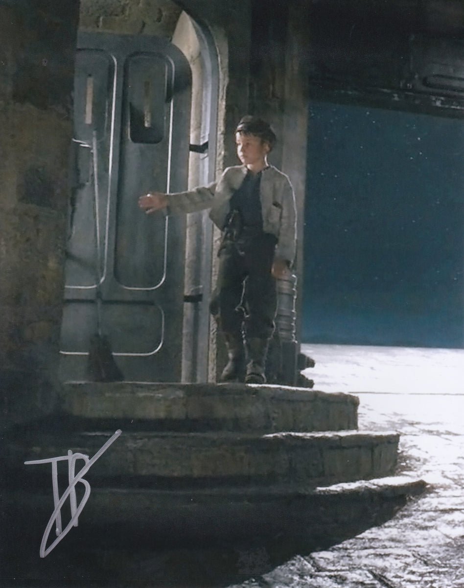 Temirlan Blaev 10x8 signed in Silver Star Wars The Last Jedi ...