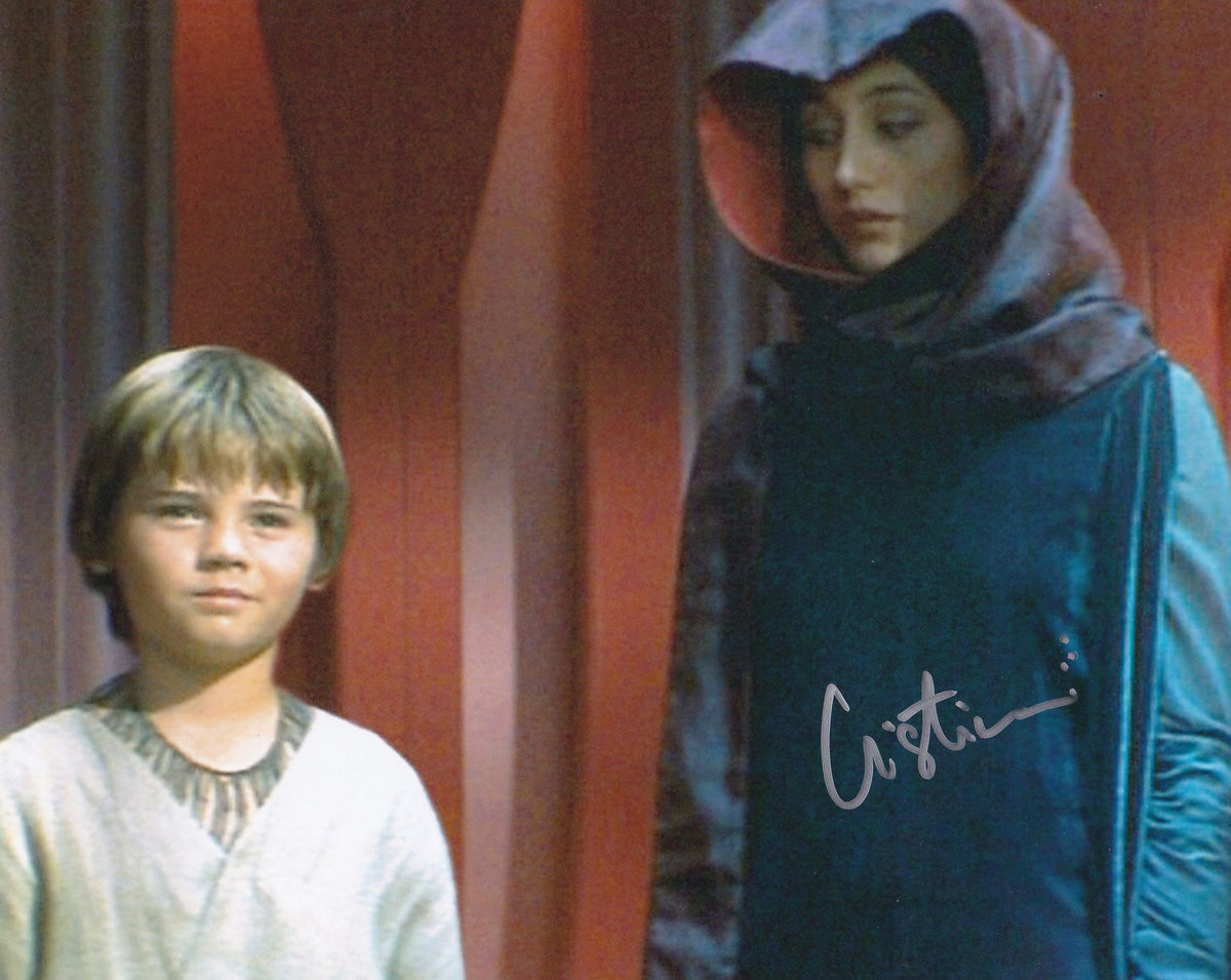 Cristina da Silva 10x8 signed in Silver Star Wars The Phantom Menace ...