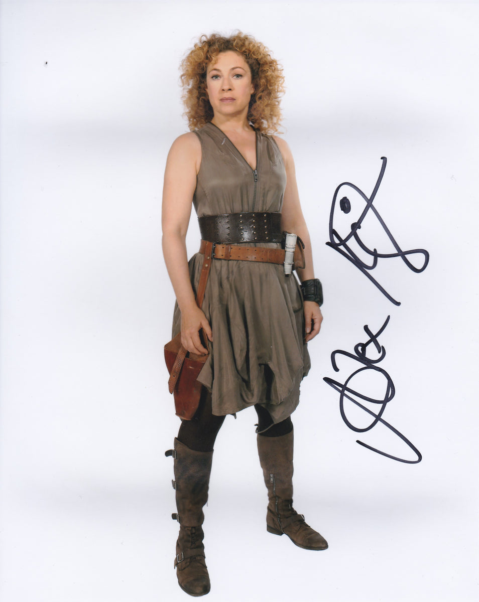 Alex Kingston signed 10x8 in black Doctor Who – Showmasters Comic Con ...