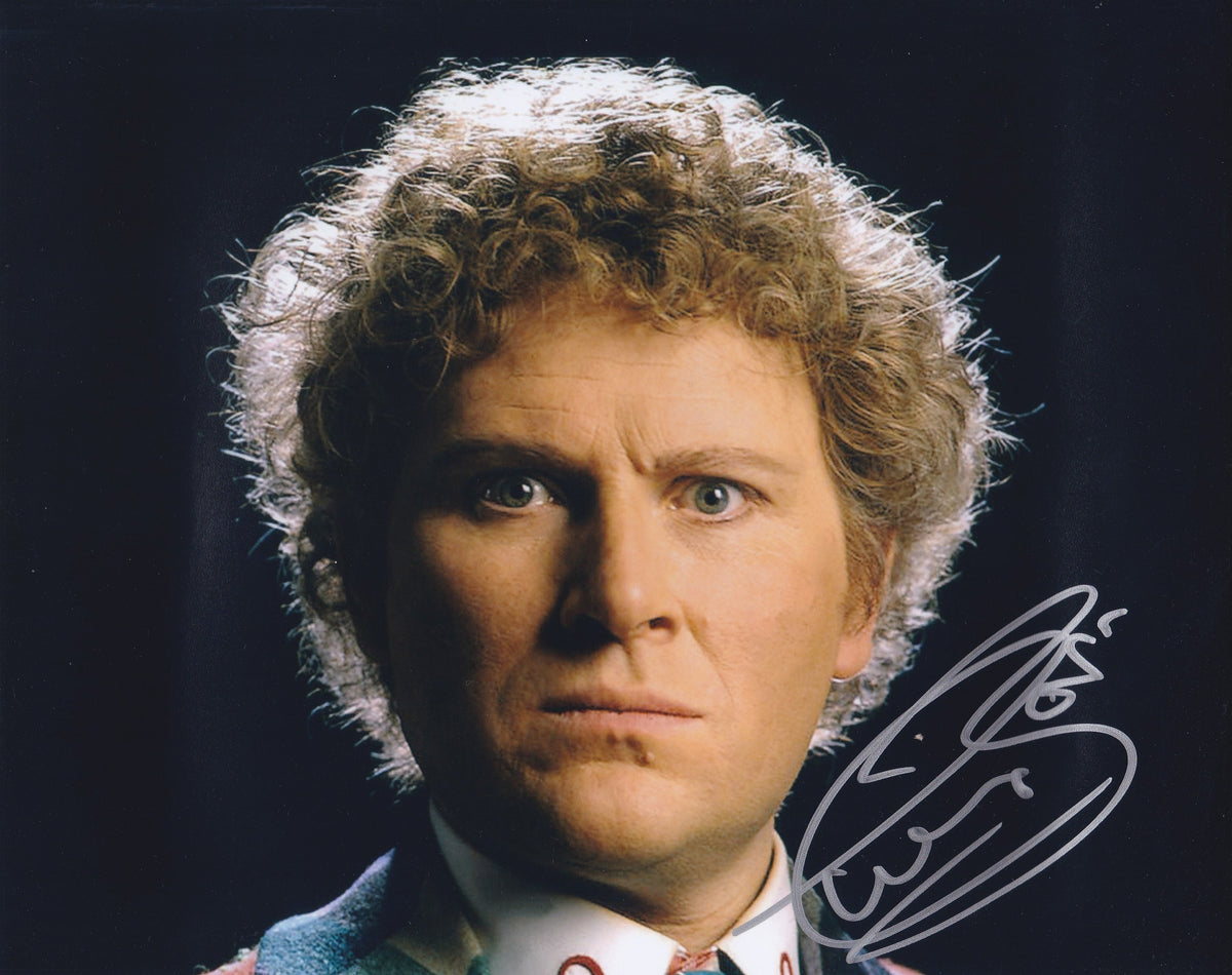 Colin Baker 10x8 signed in Silver Doctor Who – Showmasters Comic Con ...