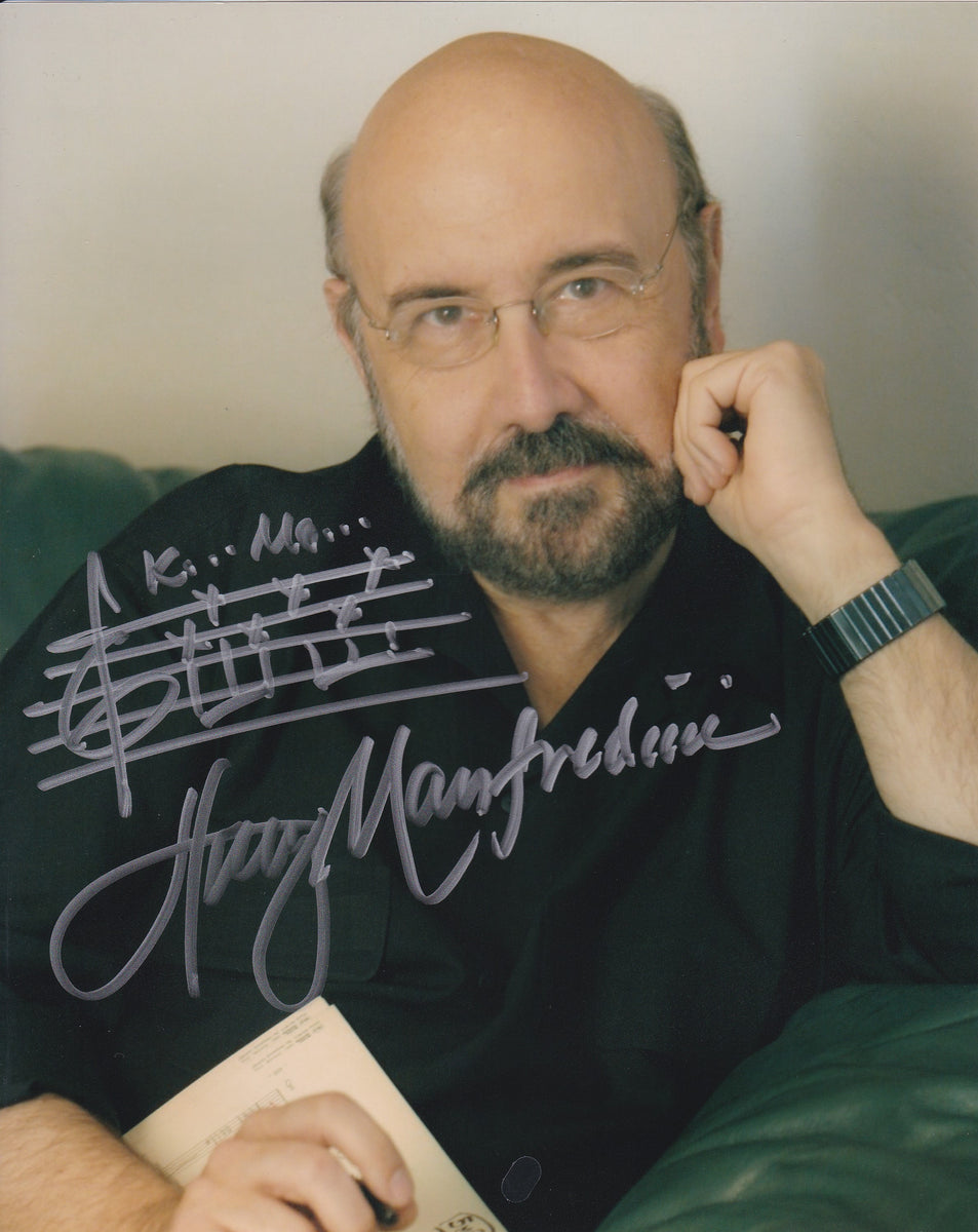 Harry Manfredini 10x8 signed in Silver Friday The 13th – Showmasters ...