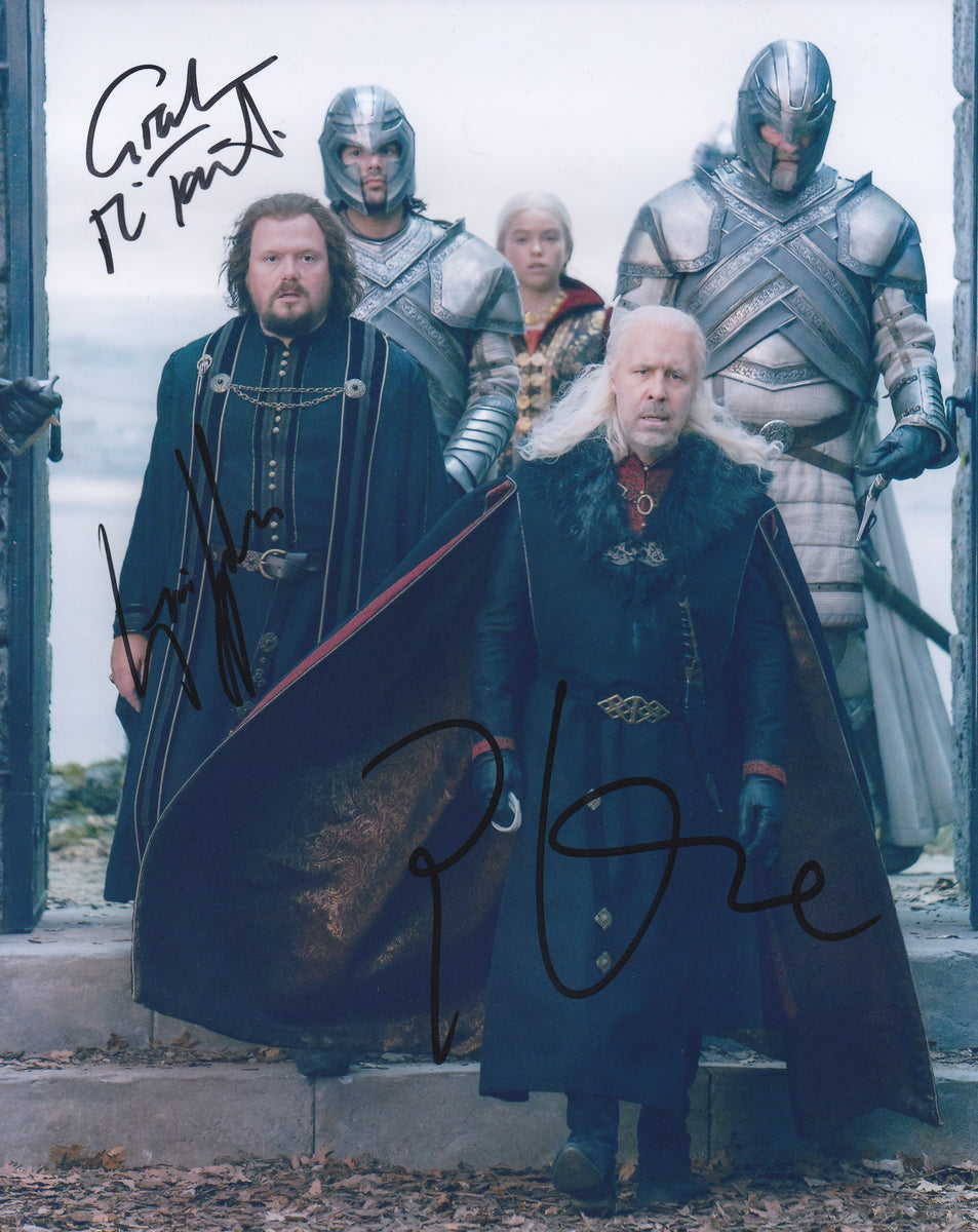 Paddy Constantine ,Gavin Spokes & Graham McTavish 10x8 signed in Black ...