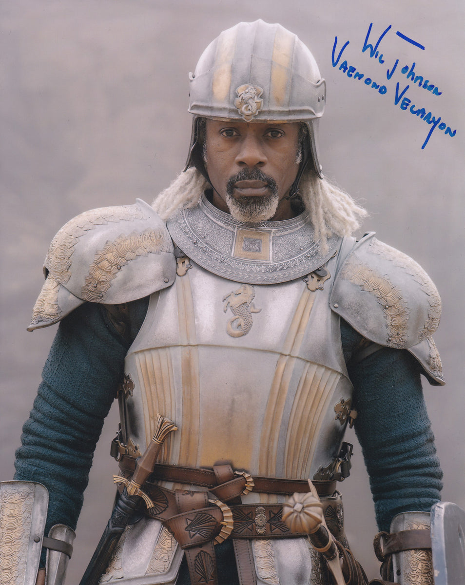 Wil Johnson 10x8 signed in Blue House Of The Dragon – Showmasters Comic ...