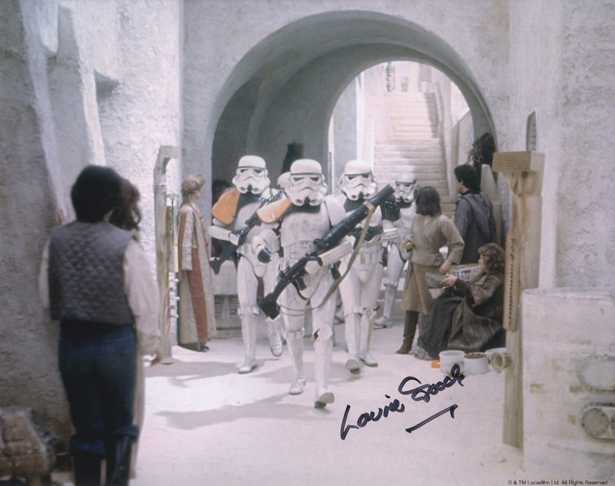 Laurie Goode signed in Black A New Hope Star Wars – Showmasters Comic ...