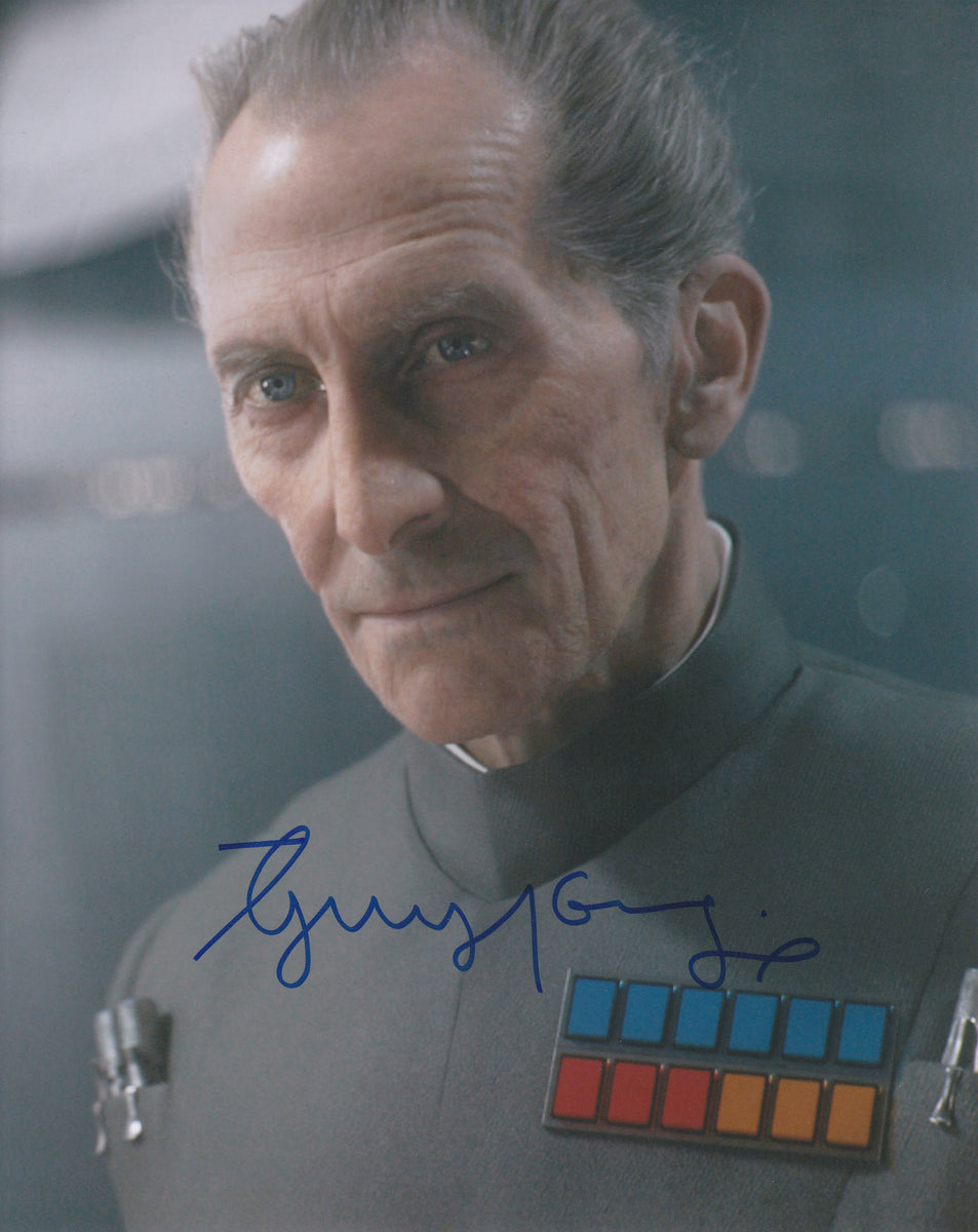 Guy Henry 10x8 signed in Blue Rogue One Star Wars – Showmasters Comic ...