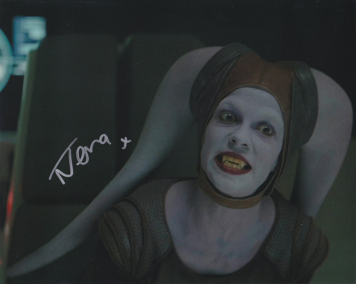 Nat Tena 10x8 signed in Silver The Mandalorian – Showmasters Comic Con ...