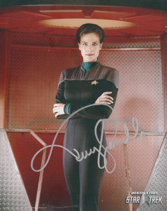 Terry Farrell 10x8 signed in silver DST Official Picture – Showmasters ...